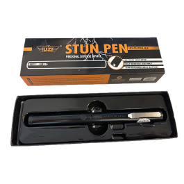 Defense Stun Pen w/ Clip - Black