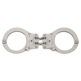 Model 801C Hinged Handcuff - Nickel Finish
