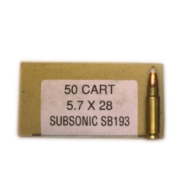 5.7x28mm SB193 Subsonic LE